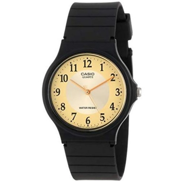 Casio | Accessories | Casio Classic Watch Gold Dial With Numbers New ...